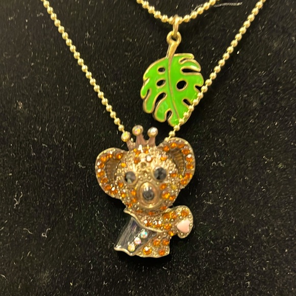 Betsey Johnson | Jewelry | Betsey Johnson Koala Necklace | Poshmark